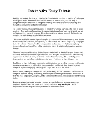 Interpretive Essay Format.pdf