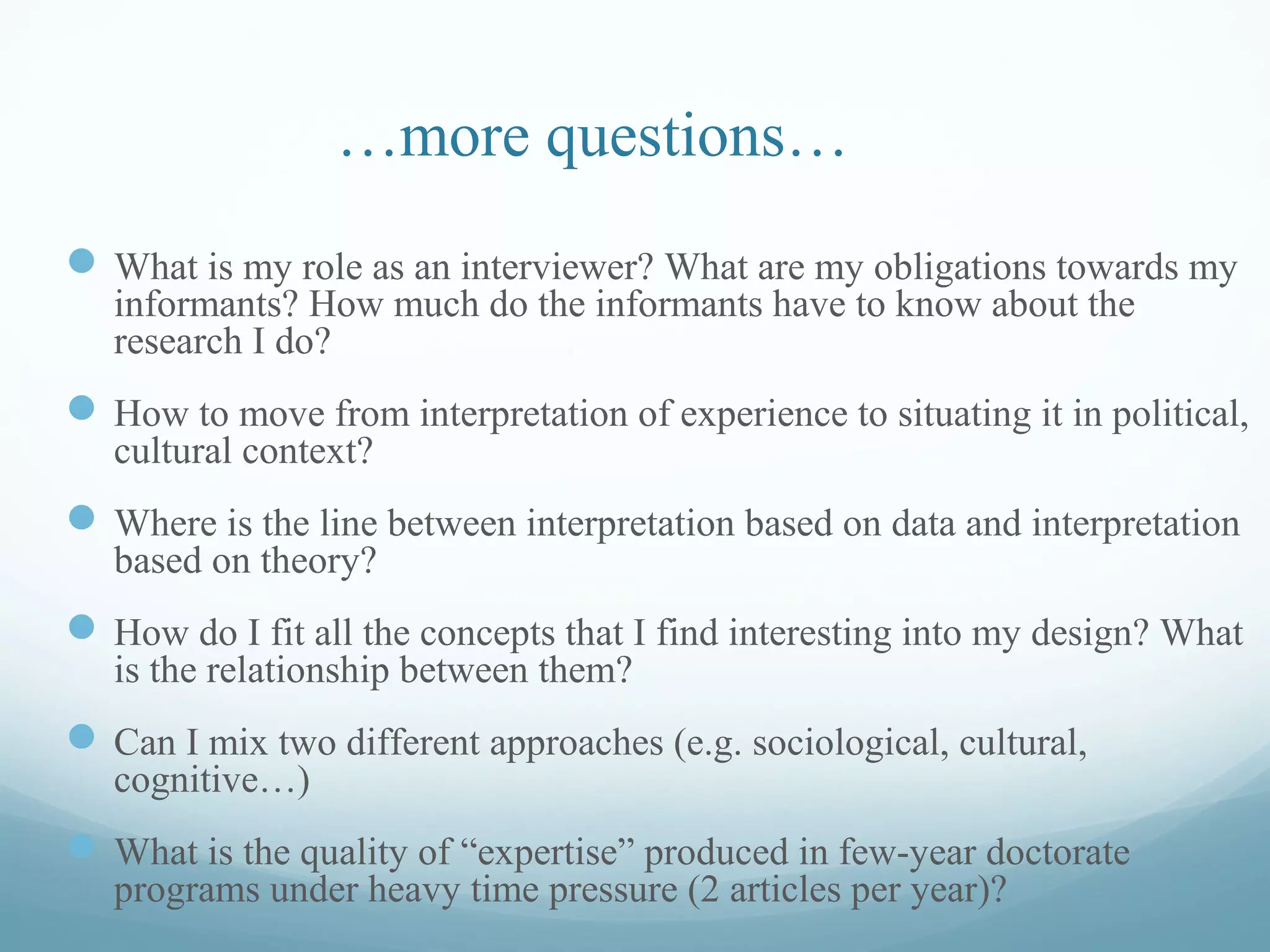 Interpretive frameworks -spring13 | PPT