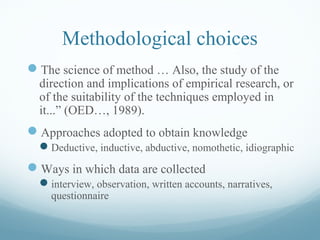 Interpretive frameworks -spring13 | PPT