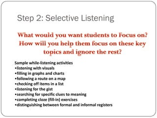Interpretive listening | PPTX