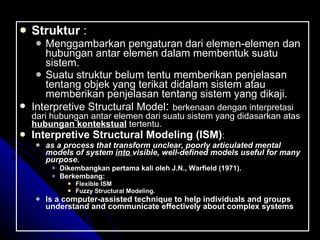 Interpretive structural modeling | PPT