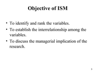 Interpretive structural modeling | PPT
