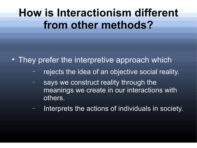 AS Sociology: Interpretivism | PPT