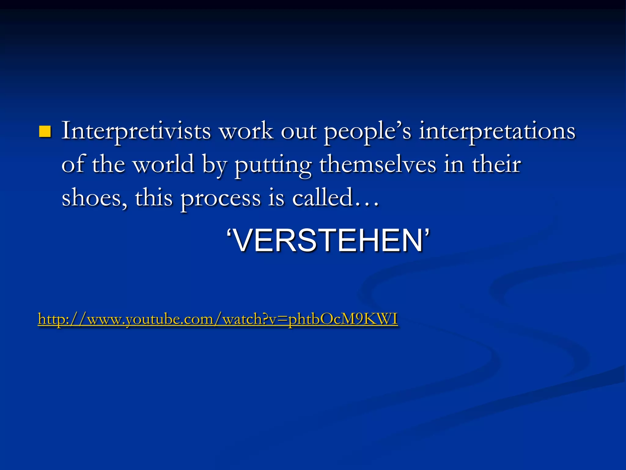 Interpretivism | PPTX