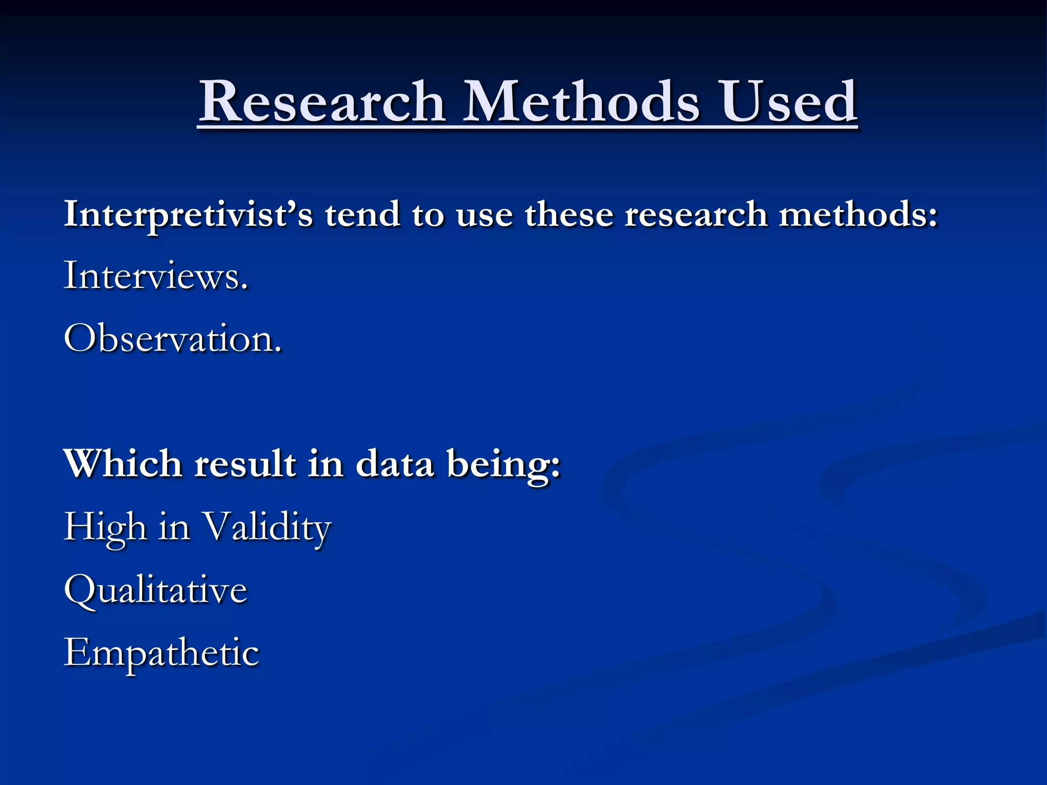 Interpretivism | PPTX