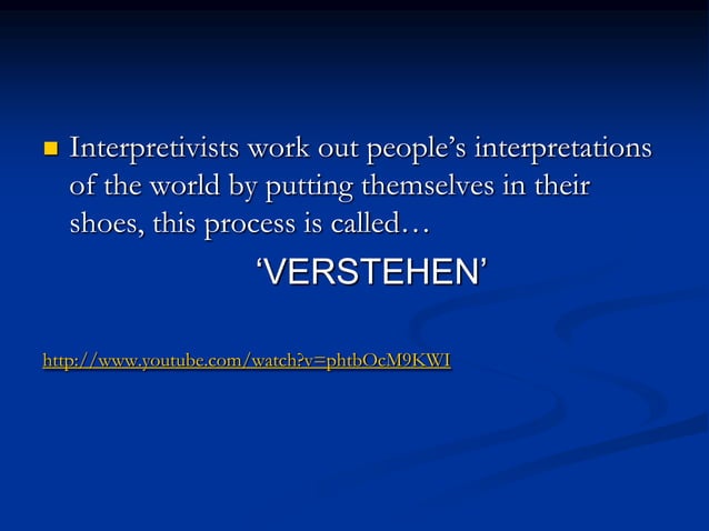 Interpretivism | PPTX
