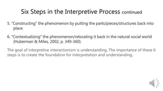 Interpretivist paradigm CTL 1018 - Lesely, Louisa, Noelle | PPTX