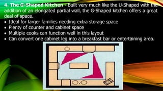Interpret kitchen layout and design | PPTX