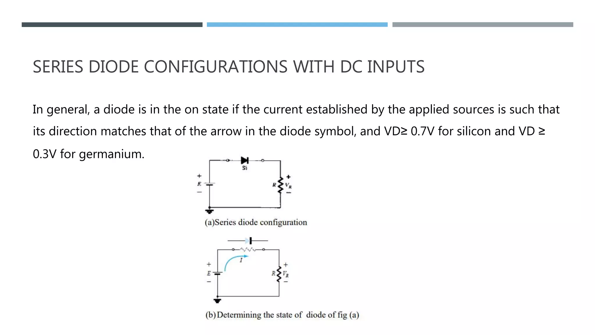 Interpret the diode equivalent circuit | PPTX
