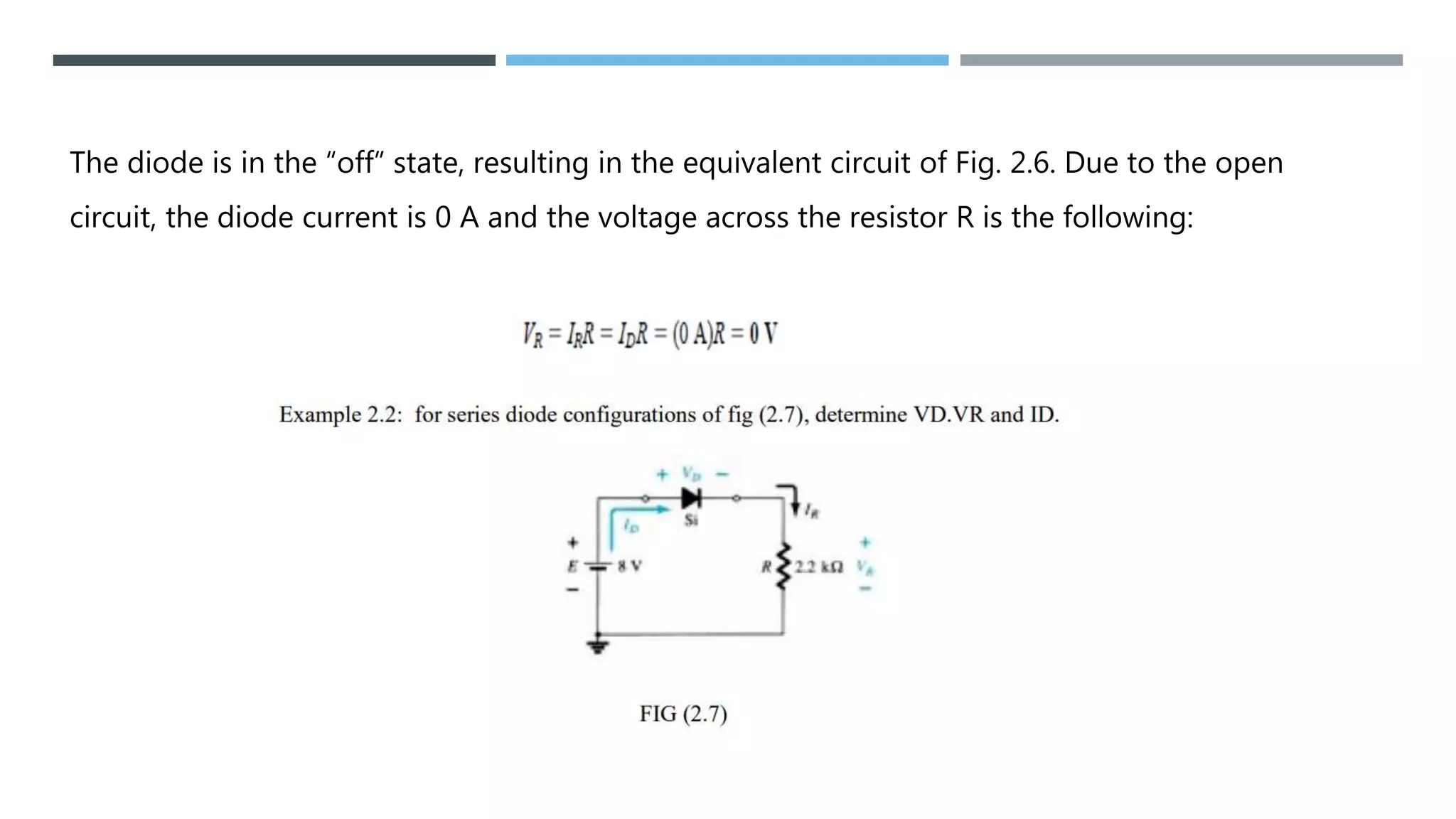 Interpret the diode equivalent circuit | PPTX