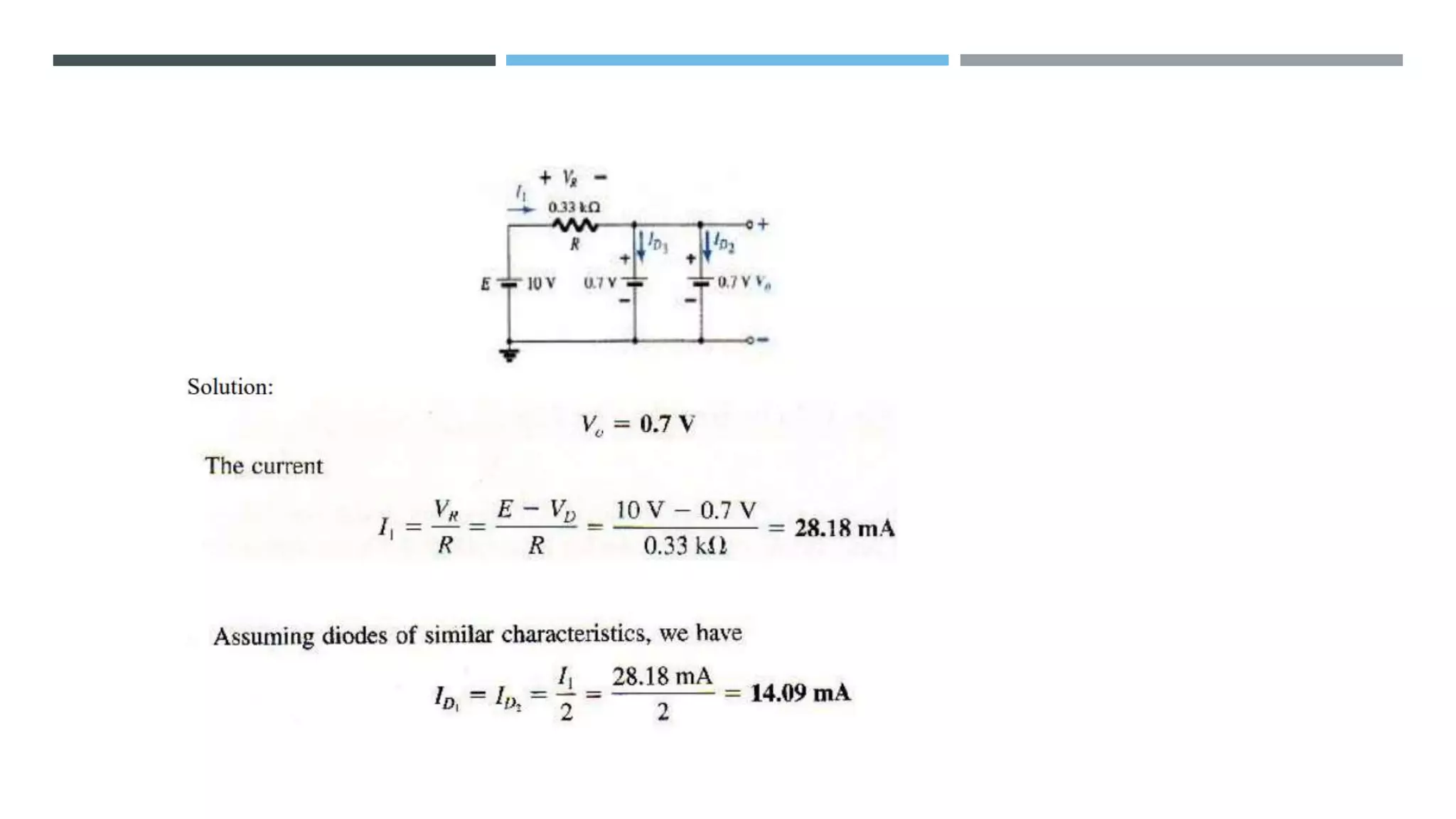 Interpret the diode equivalent circuit | PPTX