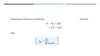 Interpret the diode equivalent circuit | PPTX