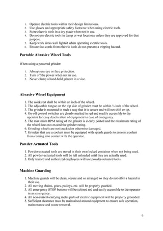 Interpret the tools and equipments selection | DOCX