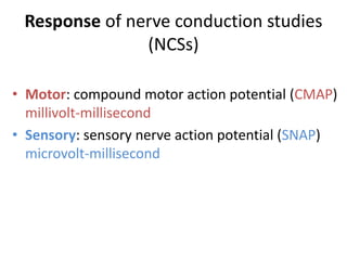 Interpretation of NCS and EMG | PPTX