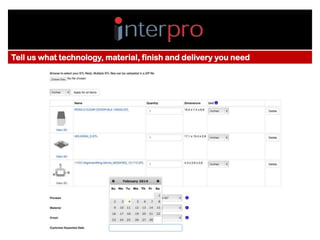 Interpro: 3D printing, additive manufacturing, rapid prototyping and ...