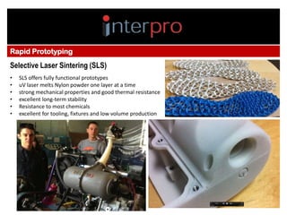 Interpro: 3D printing, additive manufacturing, rapid prototyping and ...