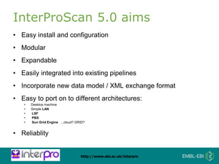 InterPro and InterProScan 5.0 | PPTX