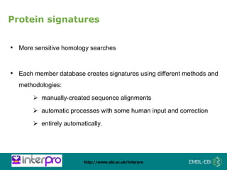 InterPro and InterProScan 5.0 | PPTX