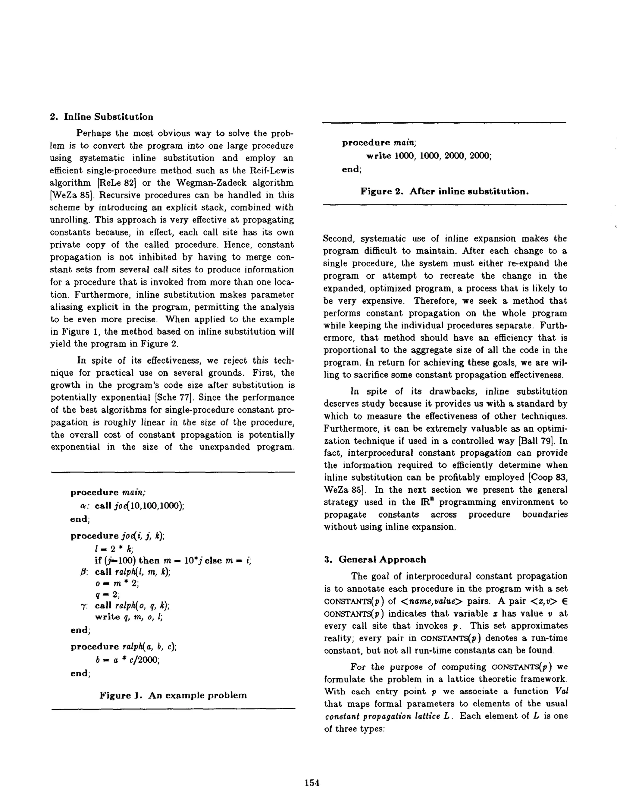 Interprocedural Constant Propagation | PDF