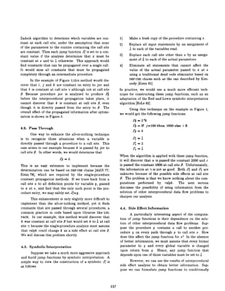 Interprocedural Constant Propagation | PDF