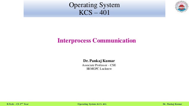 Operating System Interprocess Communication Ppt