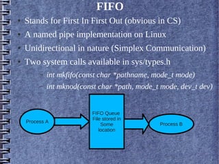 Inter process communication using Linux System Calls | PDF | Operating Systems | Computer ...