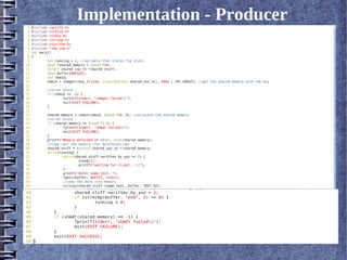 Inter process communication using Linux System Calls | PDF | Operating Systems | Computer ...