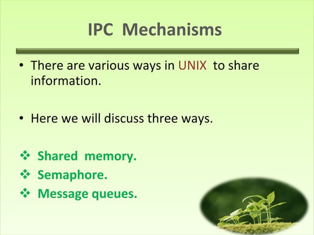 Inter process communication | PPT