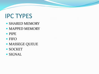 Inter process communication | PDF
