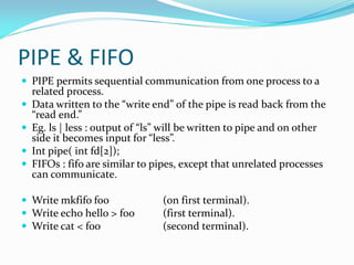 Inter process communication | PDF
