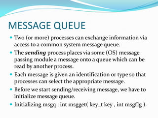 Inter process communication | PDF