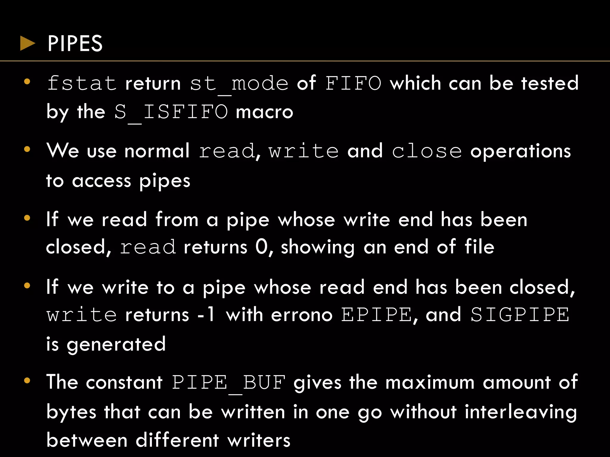 System Programming Interprocess Communication Ppt