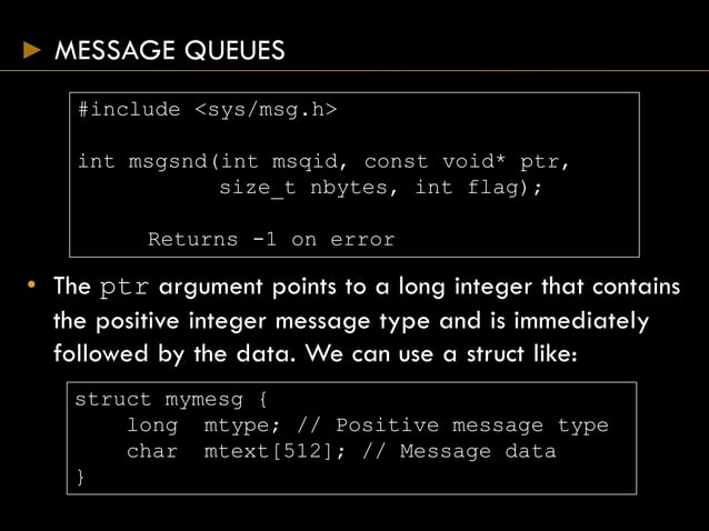 System Programming - Interprocess communication | PPT