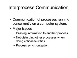 Inter process communication | PPT