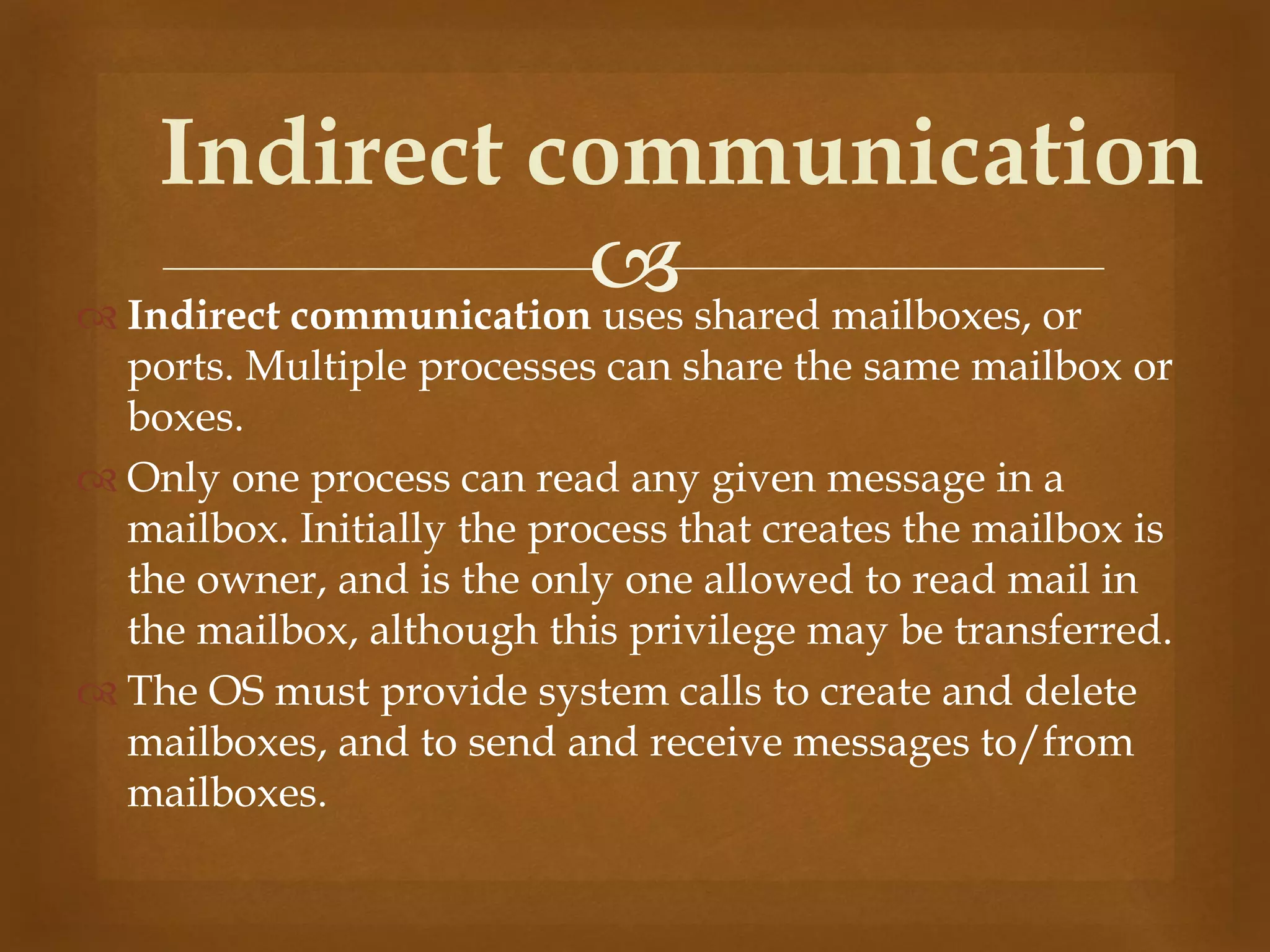 Inter Process Communication | PPTX
