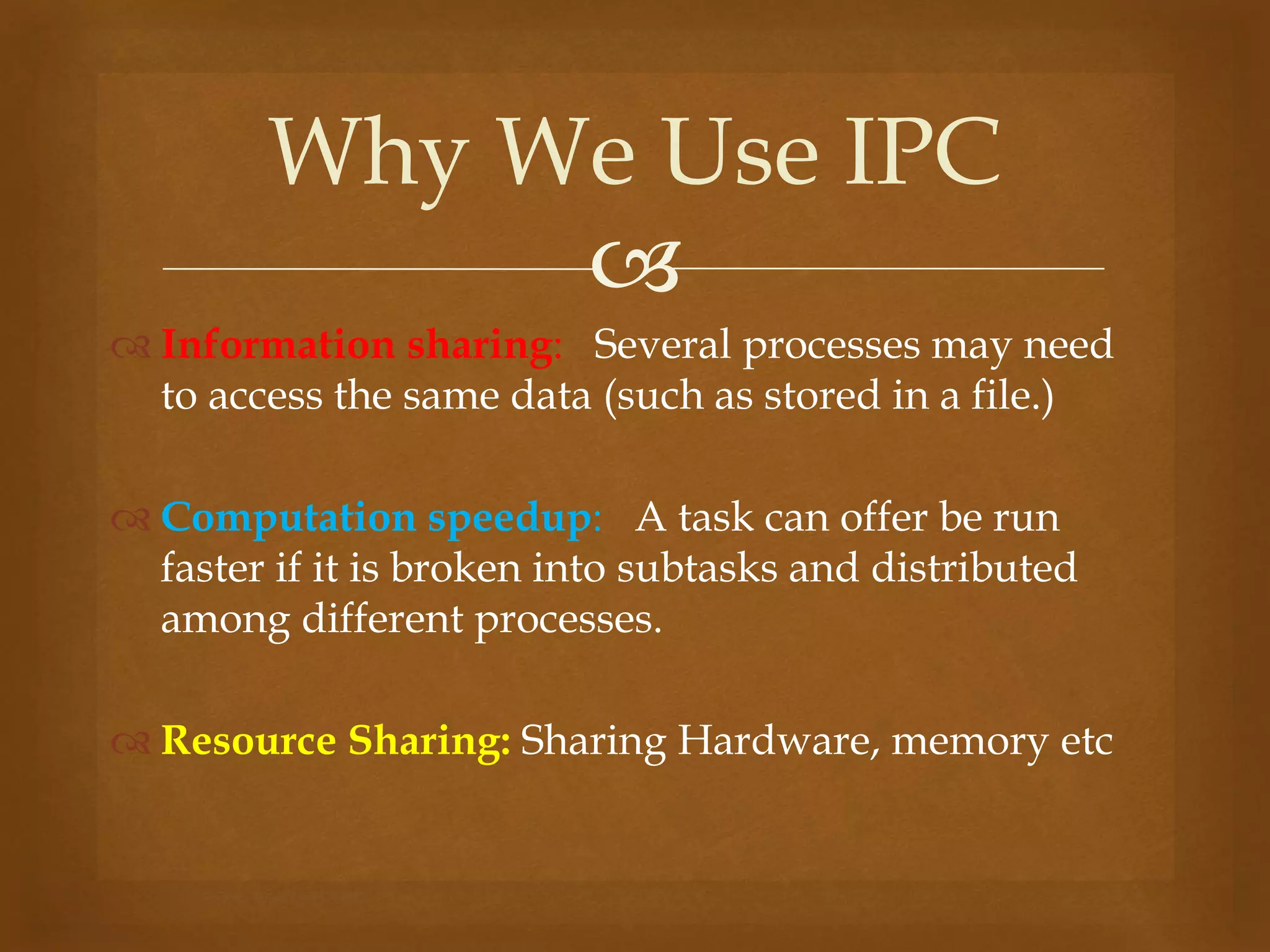 Inter Process Communication | PPTX