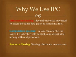 Inter Process Communication | PPTX