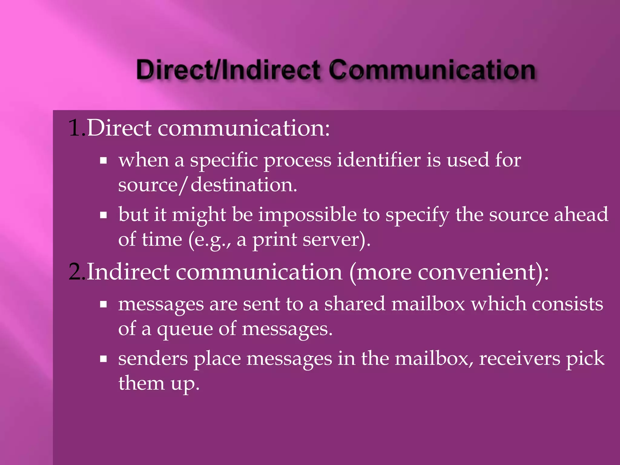 Inter process communication | PPT