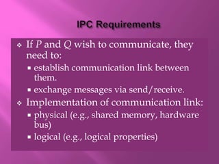 Inter process communication | PPT