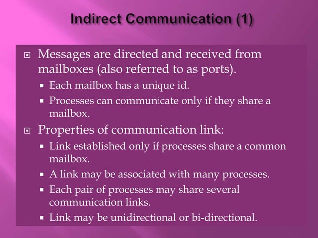 Inter process communication | PPT