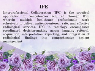 Interprofessional Education(IPE) with Interprofessional Collaboration ...