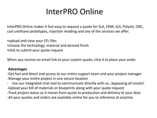 InterPRO Project Management System | PPT