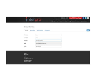 InterPRO Project Management System | PPT