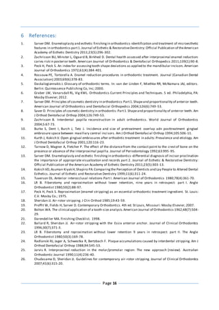 Interproximal enamel reduction / for orthodontists by Almuzian | DOCX