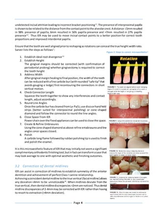 Interproximal enamel reduction / for orthodontists by Almuzian | DOCX