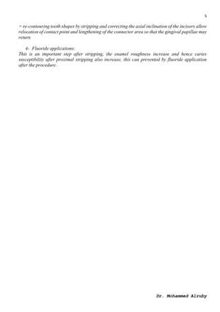 Interproximal Stripping Docx