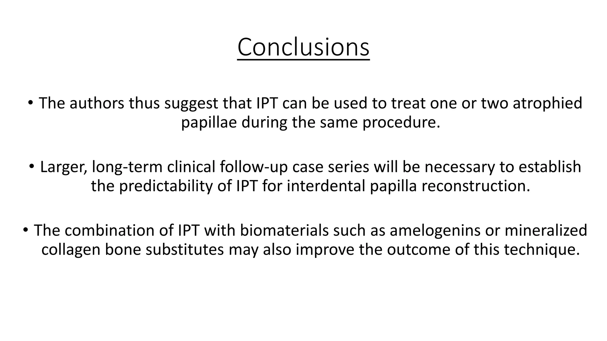Interproximal tunneling with a customized connective tissue graft a ...