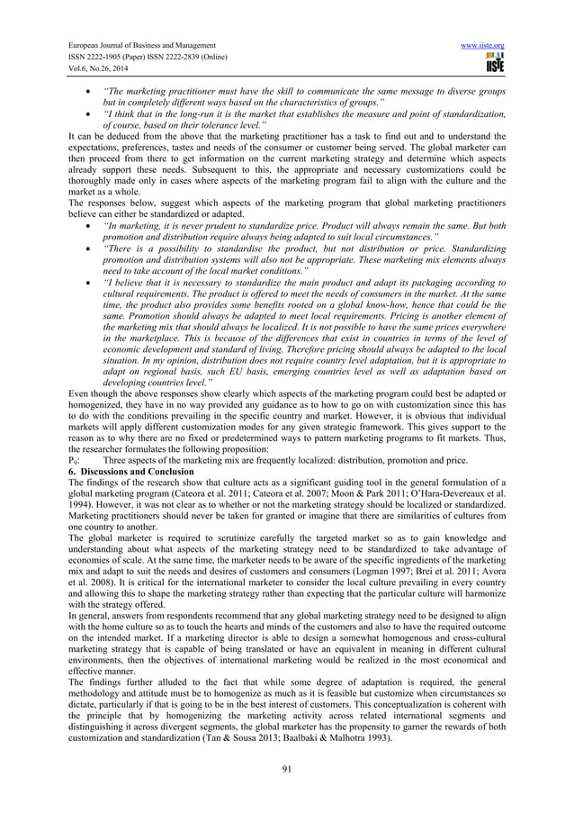 Interrelationship between culture and marketing strategy | PDF