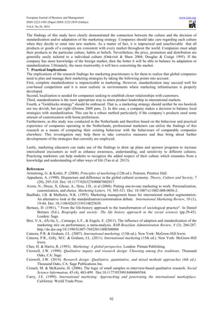 Interrelationship between culture and marketing strategy | PDF