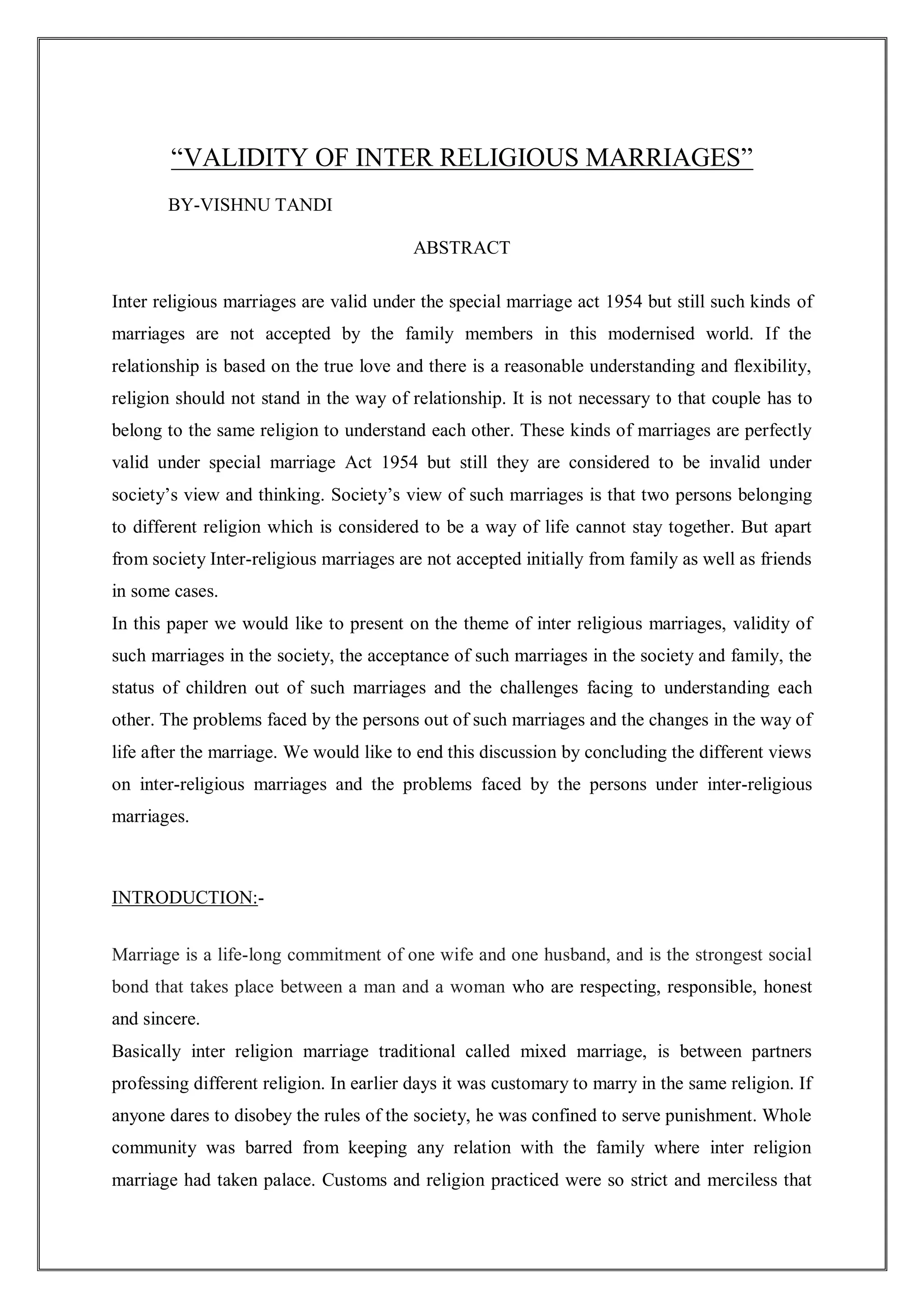 Inter religious | PDF
